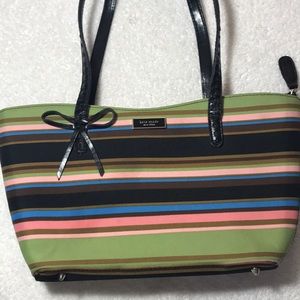 kate spade | Bags | Kate Spade Striped Handbag | Poshmark